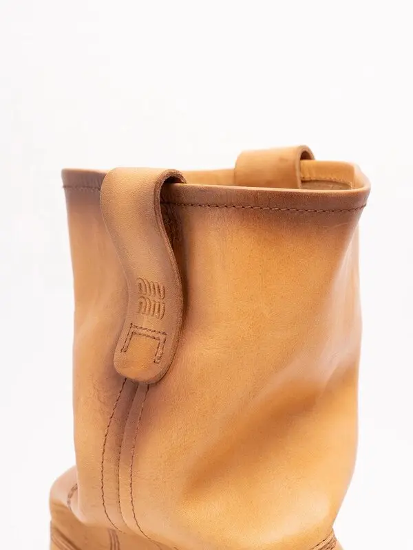 Miu Miu Calf Leather Booties