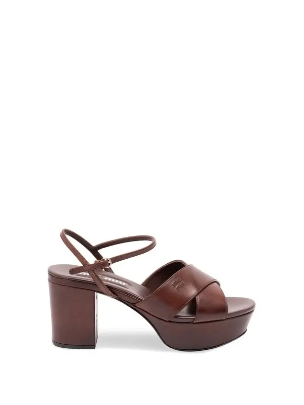 Miu Miu Platform Sandals - Multicolor