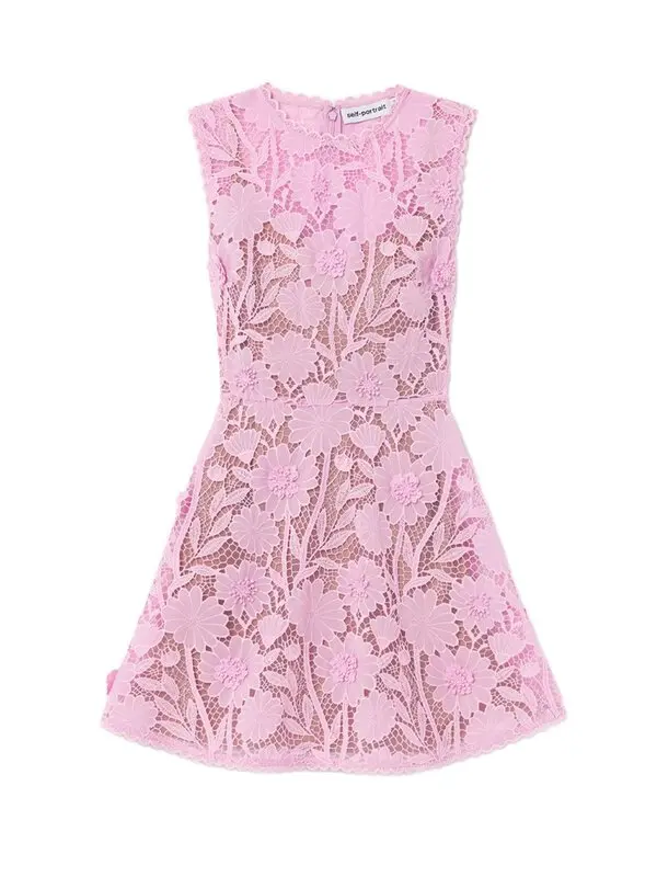 SELF-PORTRAIT Lace Mini Dress