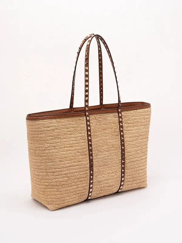 Valentino Garavani Rockstud Woven Tote