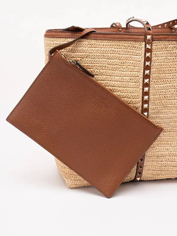 Valentino Garavani Rockstud Woven Tote