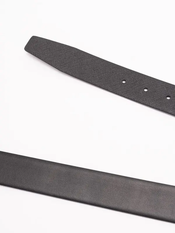 Prada Saffiano Leather Reversible Belt - Multicolor