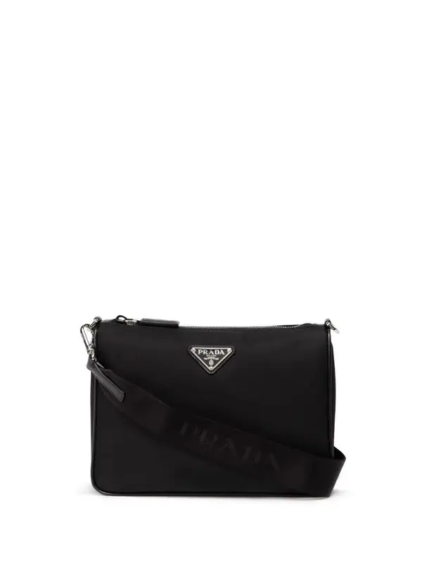 Prada Re-nylon And Saffiano Leather Shoulder Bag