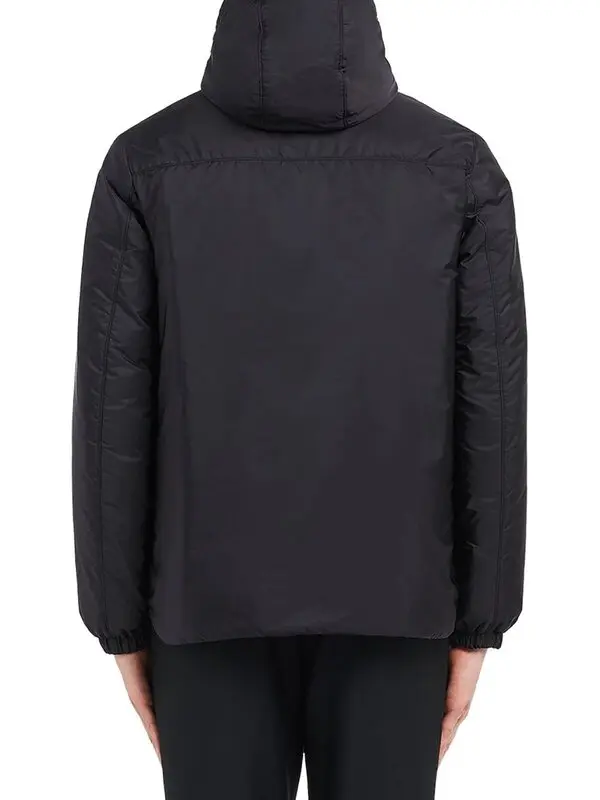 Prada Re-nylon Puffer Jacket With Hood - Multicolor