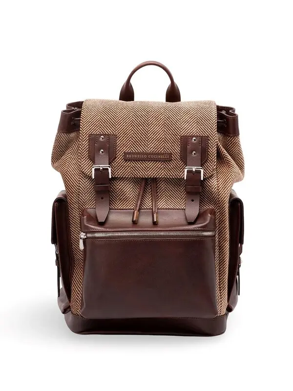 Brunello Cucinelli Textured Backpack - Multicolor