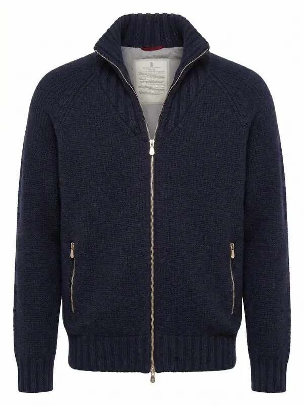 Brunello Cucinelli Zip-up Cashmere Jacket