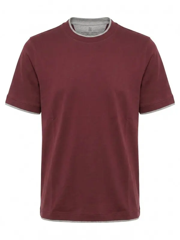 Brunello Cucinelli T-shirt With Faux-layering