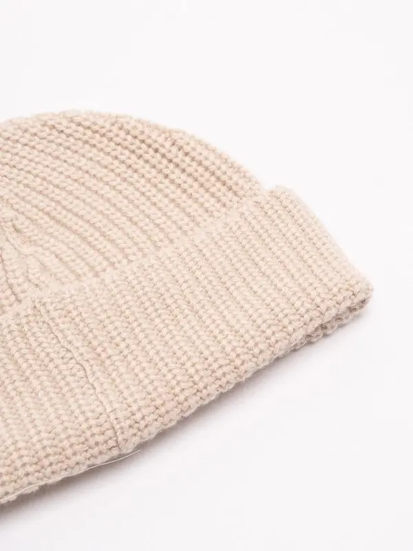 Brunello Cucinelli Cashmere English Rib Knit Beanie