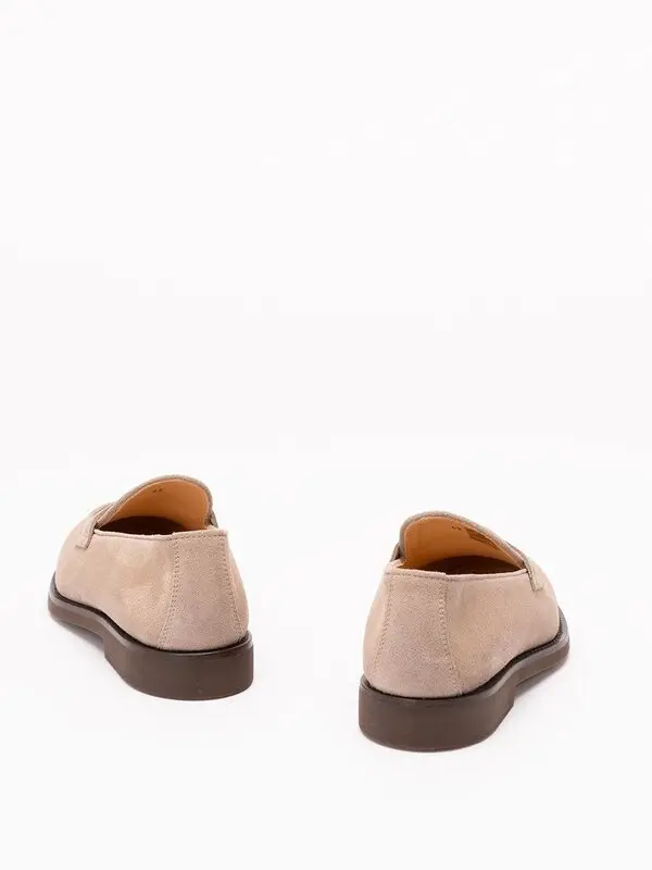 Brunello Cucinelli Calf Leather Loafers - Multicolor