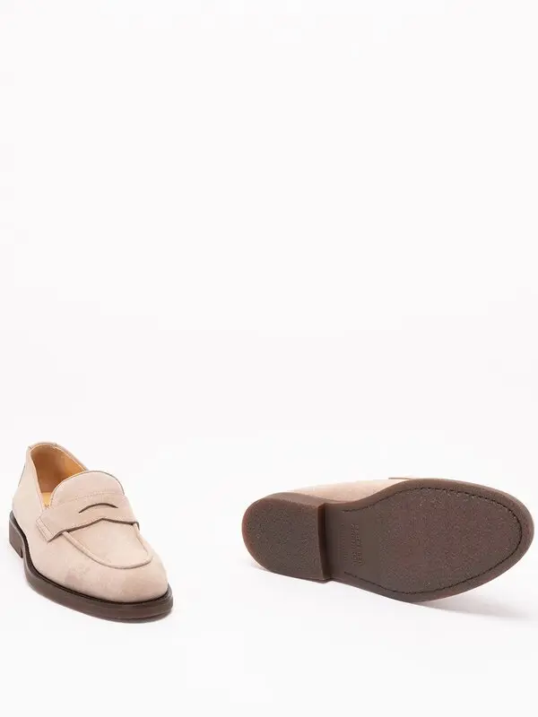 Brunello Cucinelli Calf Leather Loafers - Multicolor