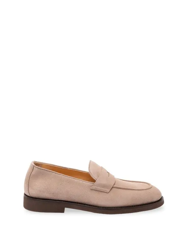 Brunello Cucinelli Calf Leather Loafers - Multicolor