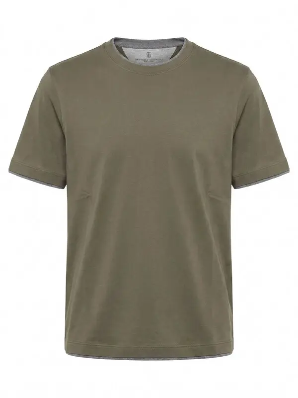 Brunello Cucinelli T-shirt With Faux-layering