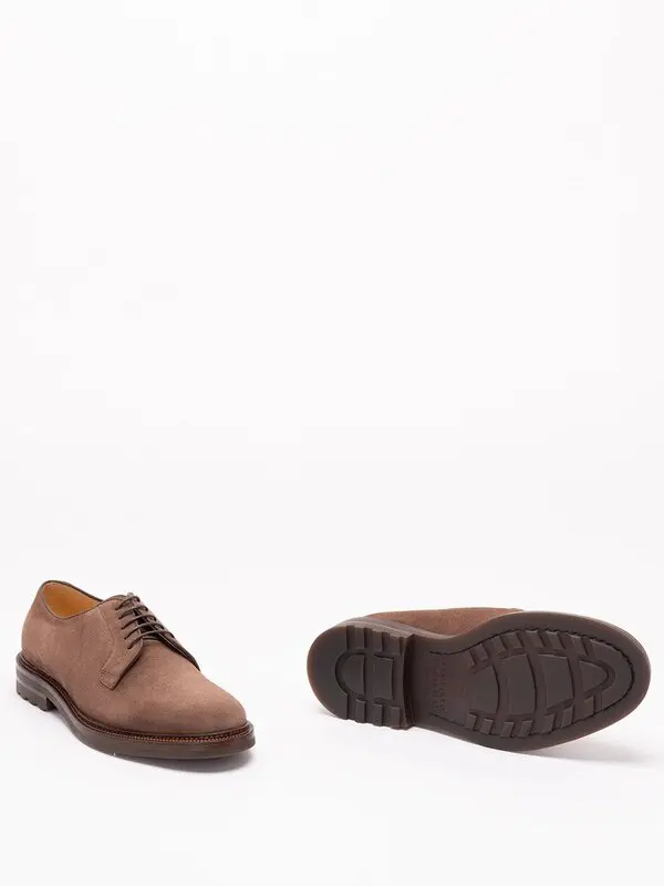 Brunello Cucinelli Calf Leather Lace-up Derby Shoes - Multicolor