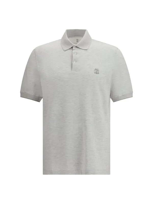 Brunello Cucinelli Cotton Polo - Gray