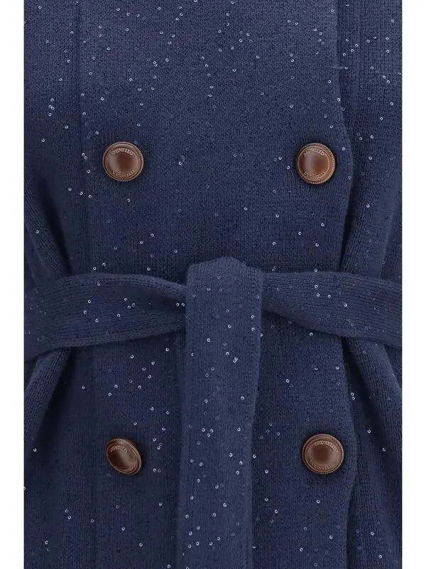 Brunello Cucinelli Double-breasted Sequin Vest