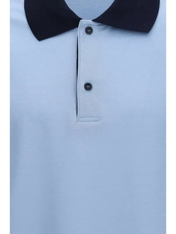 FERRAGAMO Short-sleeve Polo - Blue