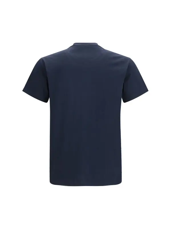 Fendi Cotton T-shirt With Asymmetric Logo