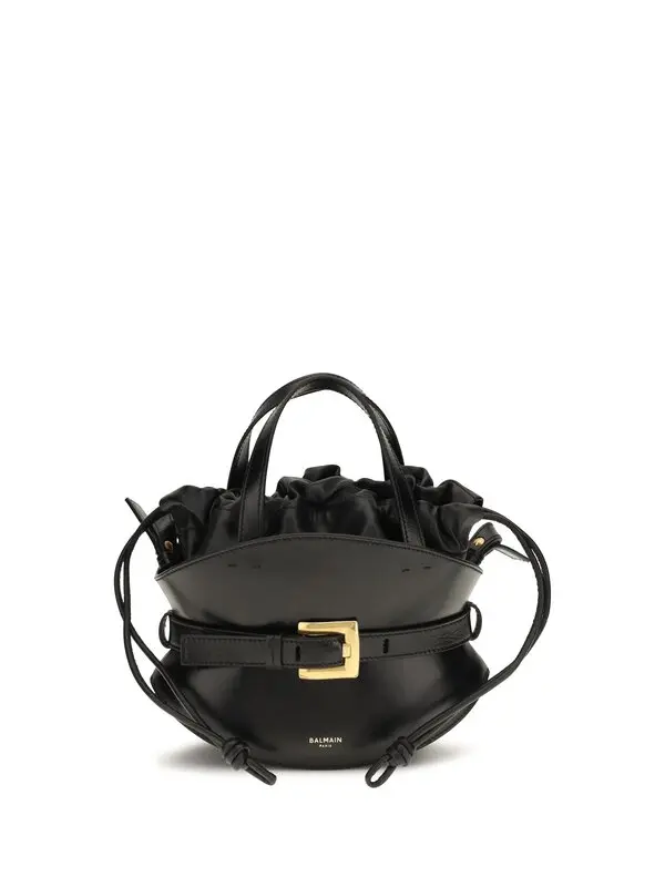 Balmain Shuffle Mini Shoulder Bag - Black