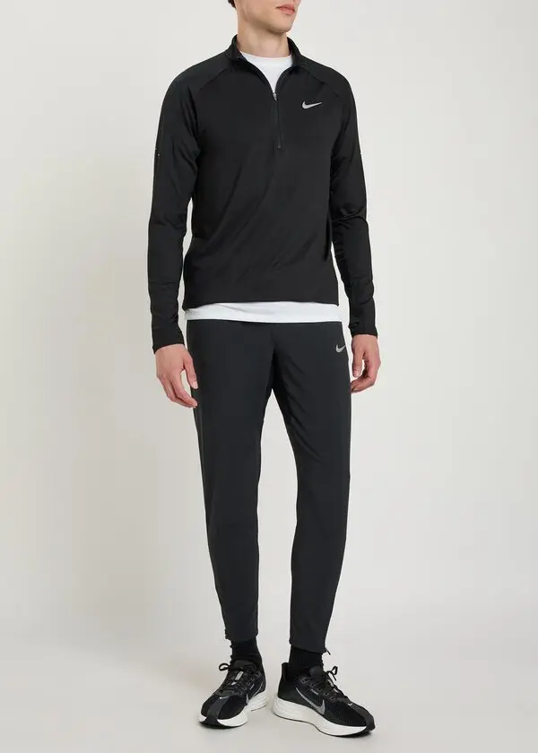 Nike Dri-fit Quarter-zip Stretch-jersey Running Top