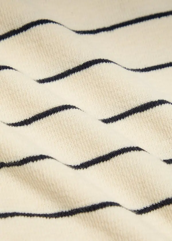 Nn07 Pedro Striped-knit Cotton T-shirt