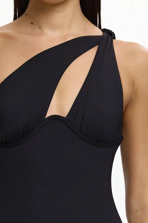 Significant Other Rian One-shoulder Maillot