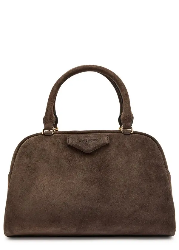 Givenchy Antigona East-west Medium Suede Top Handle Bag