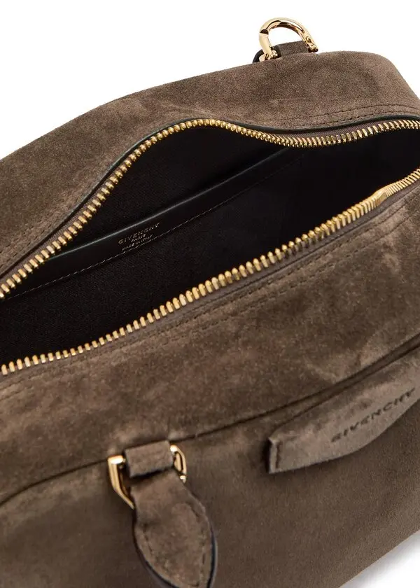 Givenchy Antigona East-west Medium Suede Top Handle Bag