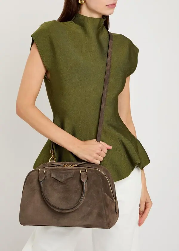 Givenchy Antigona East-west Medium Suede Top Handle Bag
