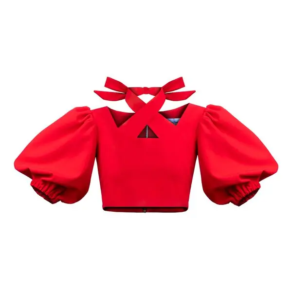 GUILLAUME ALEXANDRE Marie Pierra Cropped Top