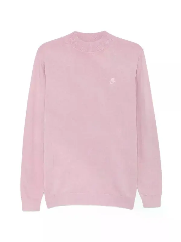 Karl Lagerfeld Ribbed-trim Sweater - Pink
