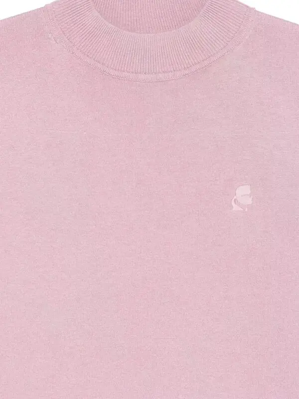 Karl Lagerfeld Ribbed-trim Sweater