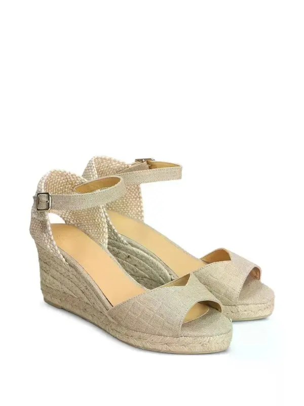 CastaÑer Blaudi Buckle-fastening Wedge Sandals - Neutrals