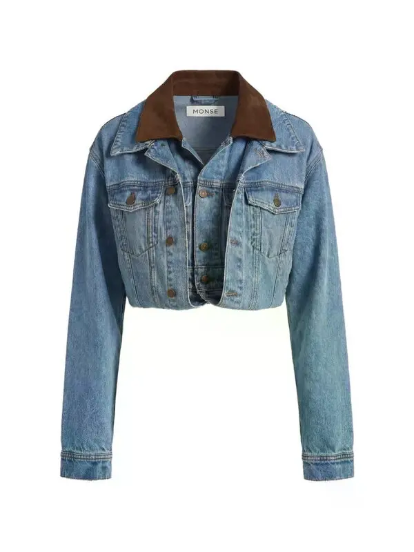 Monse Double-loop Denim Jacket - Blue