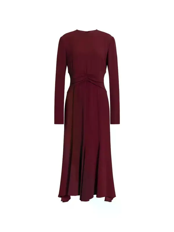 Alberta Ferretti Gathered Detail Midi Dress