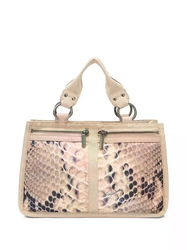 Roberto Cavalli Roma Handbag - Neutrals