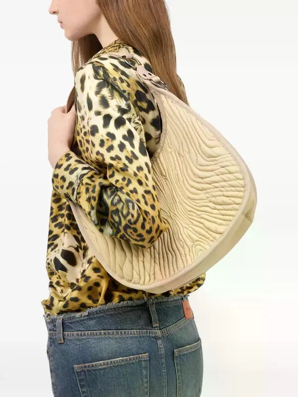 Roberto Cavalli Matelassé Shoulder Bag
