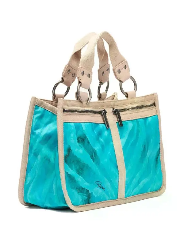 Roberto Cavalli Roma Watercolour-print Tote Bag
