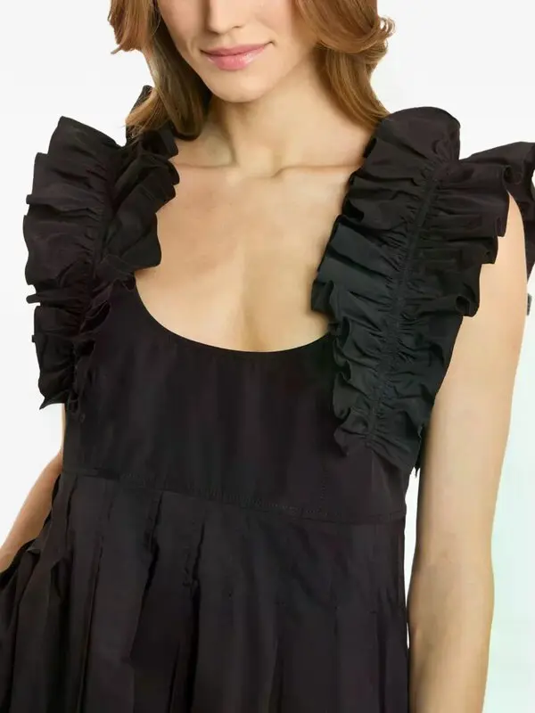 Cinq À Sept Ruffled Pleated Dress