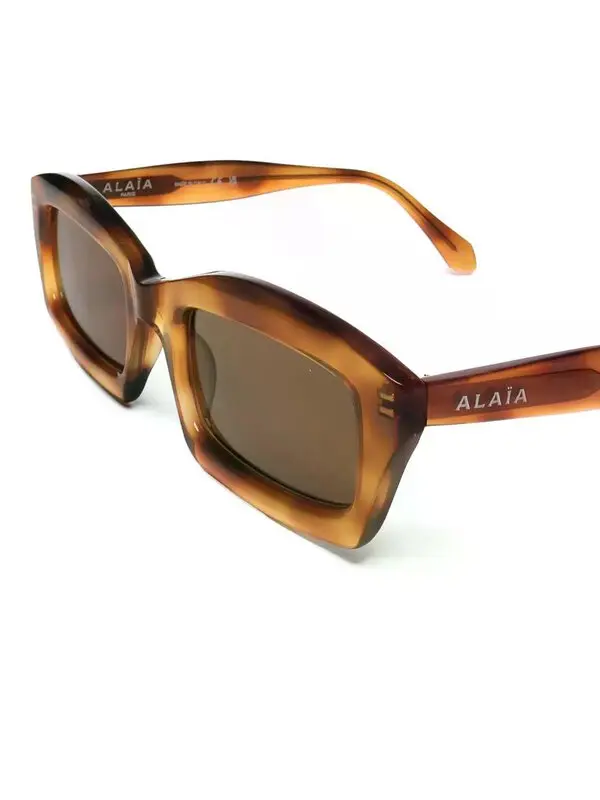 Alaïa Rectangle-frame Sunglasses