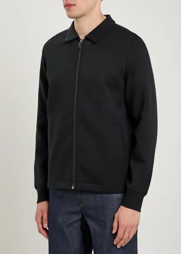 Paul Smith High-neck Zip-up Sweatshirt