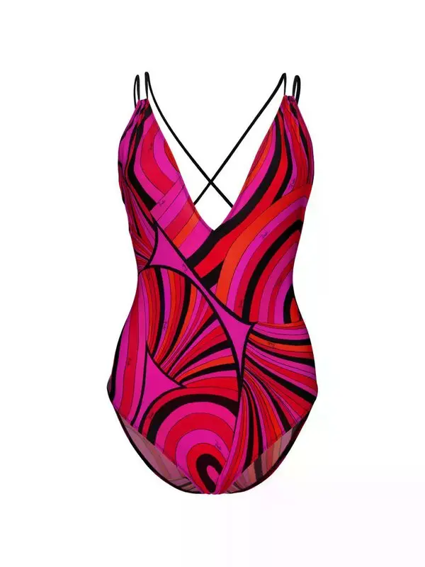 Emilio Pucci Iride Print Swimsuit