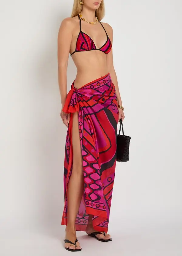 Emilio Pucci Printed Cotton Sarong