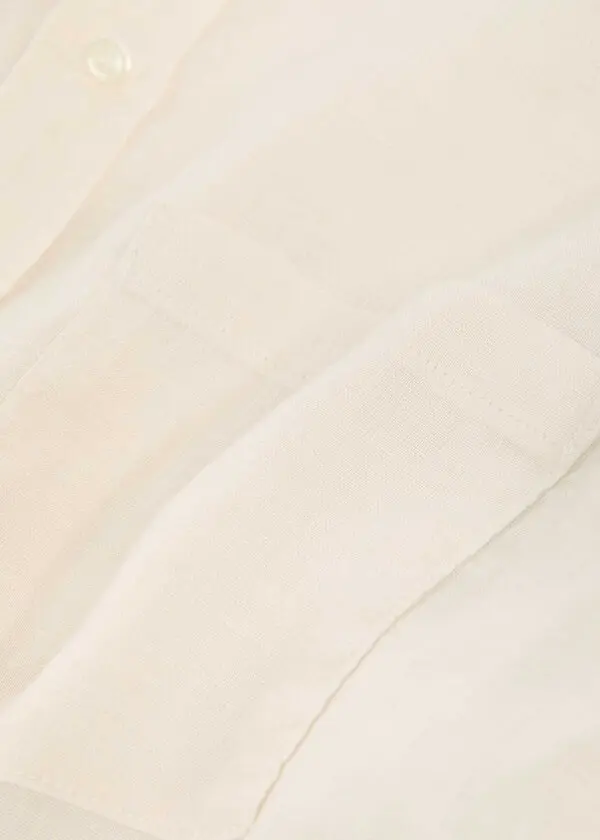 Citizens Of Humanity Kayla Shrunken Linen Shirt