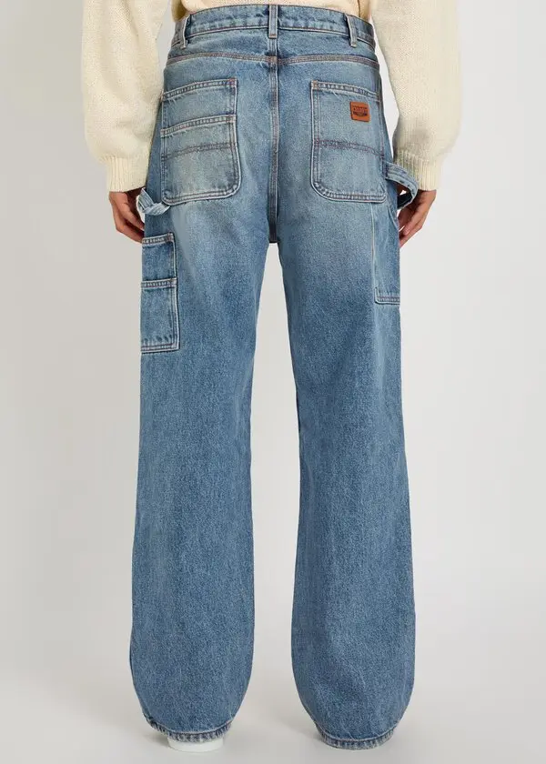 CHERRY LOS ANGELES Carpenter Relaxed Straight-leg Jeans