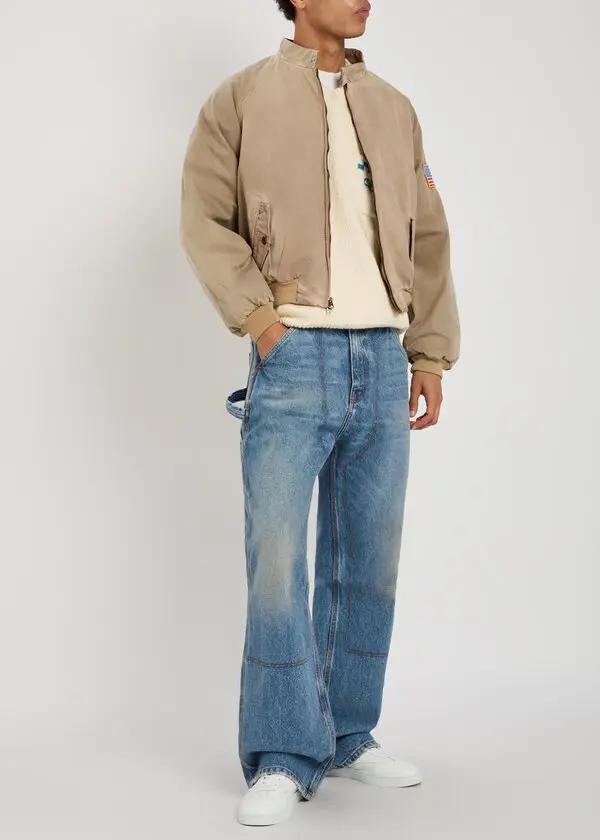 CHERRY LOS ANGELES Carpenter Relaxed Straight-leg Jeans