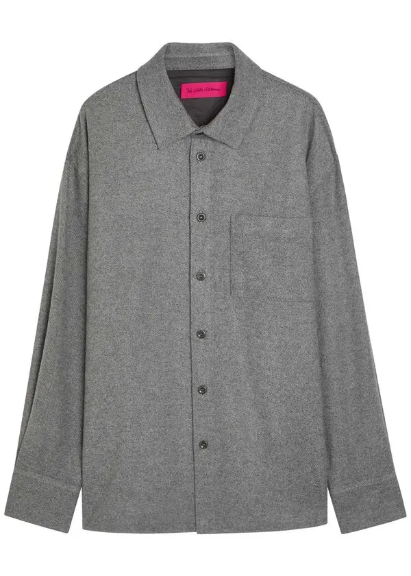 THE ELDER STATESMAN Wool-blend Overshirt