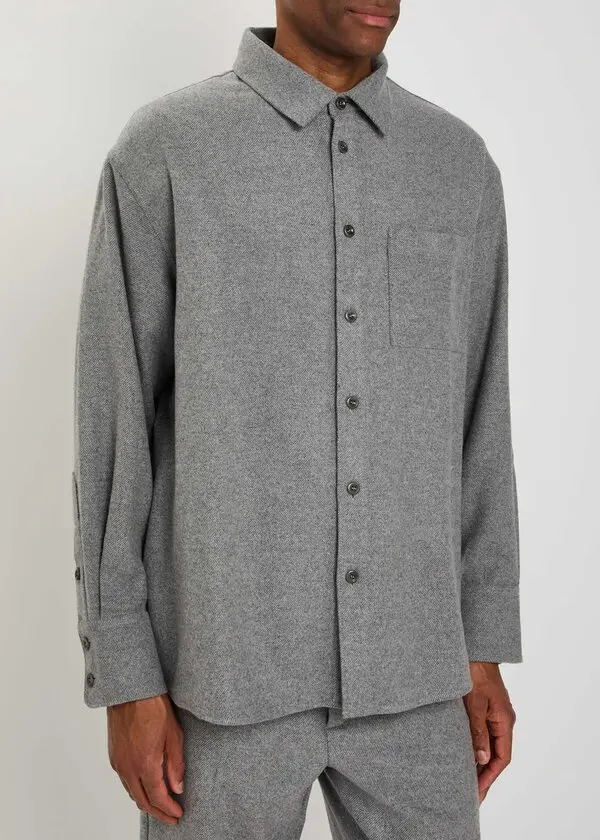THE ELDER STATESMAN Wool-blend Overshirt