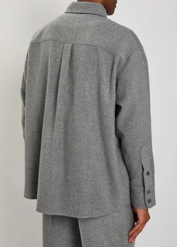 THE ELDER STATESMAN Wool-blend Overshirt