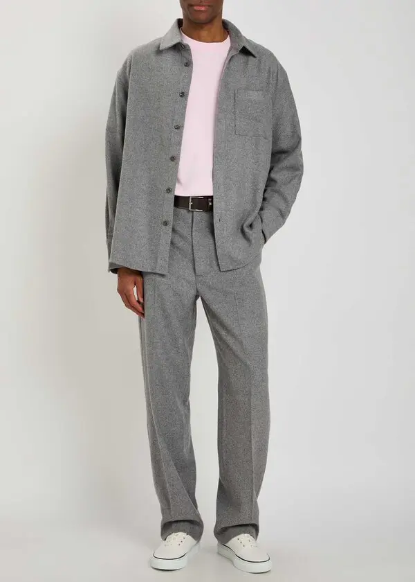 THE ELDER STATESMAN Wool-blend Overshirt