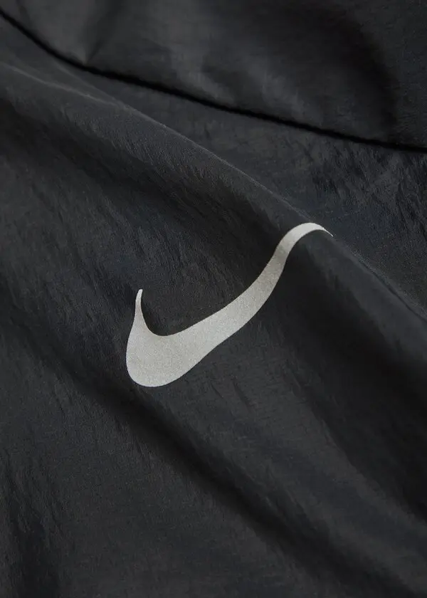 Nike Repel Uv Hooded Running Jacket - Black